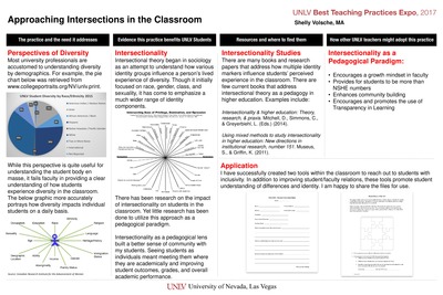 "Approaching Intersections in the Classroom" by Shelly Volsche
