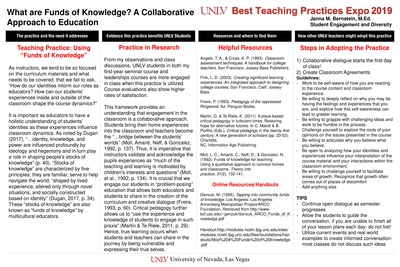 "What are Funds of Knowledge? A Collaborative Approach to Education" by ...