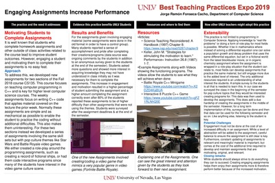 "Engaging Assignments Increase Performance" by Jorge Ramon Fonseca Cacho