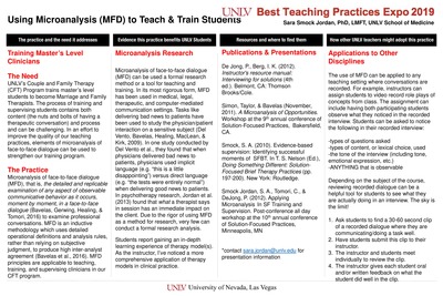 "Using Microanalysis (MFD) to Teach & Train Students" by Sara Smock Jordan